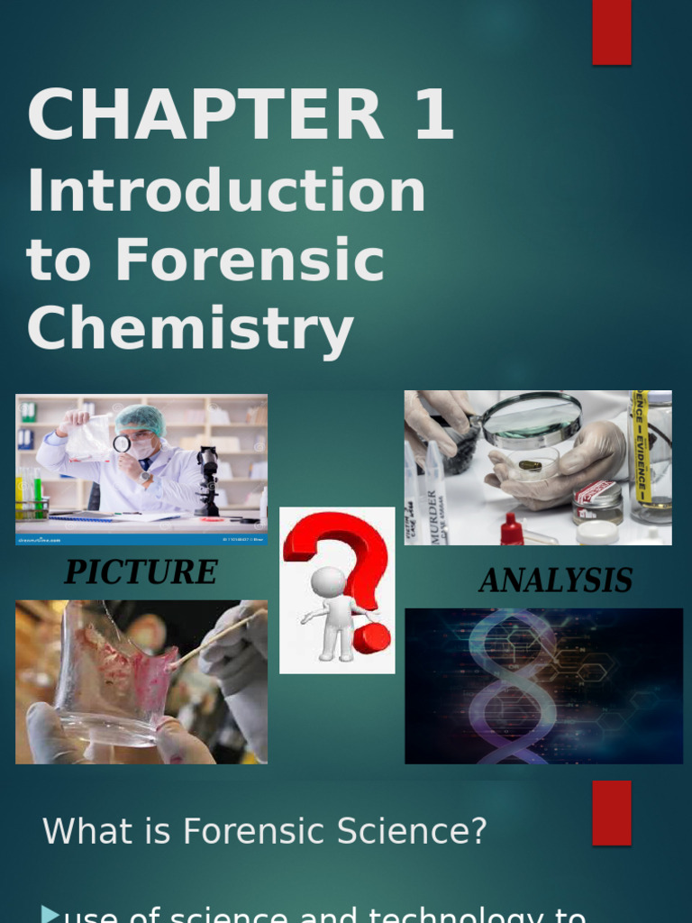Chapter 1 Intro Forensic Chem | PDF | Forensic Science | Expert Witness