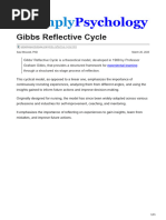 Gibbs - Reflective Cycle Template | PDF