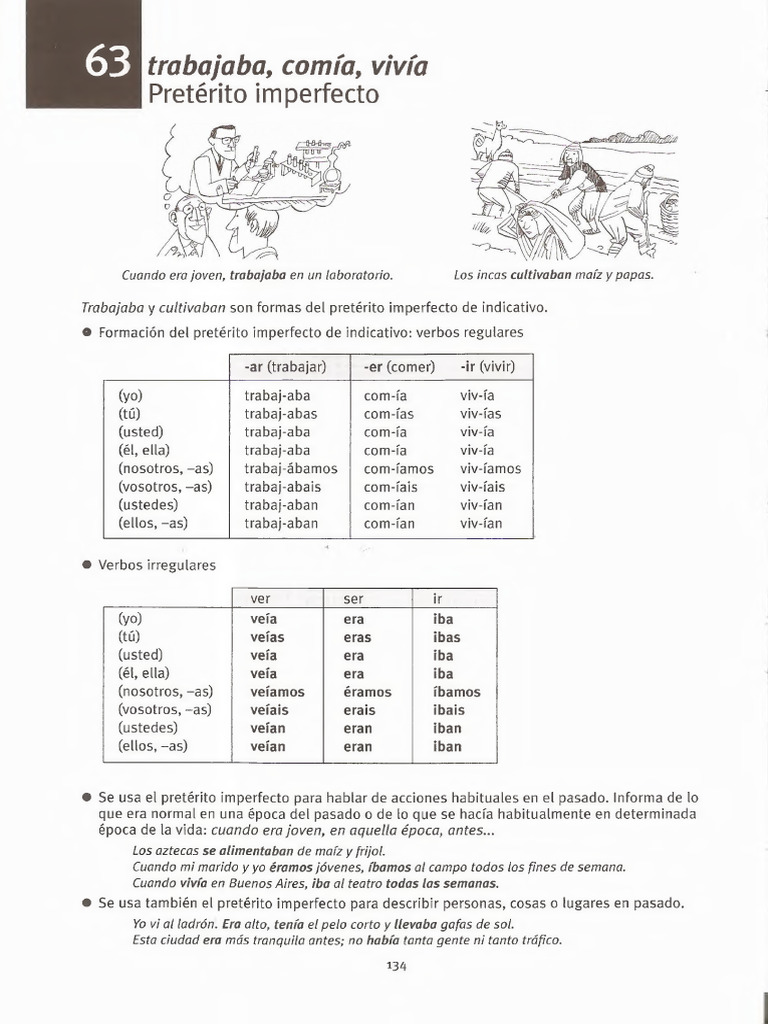 Preterito Imperfecto | PDF