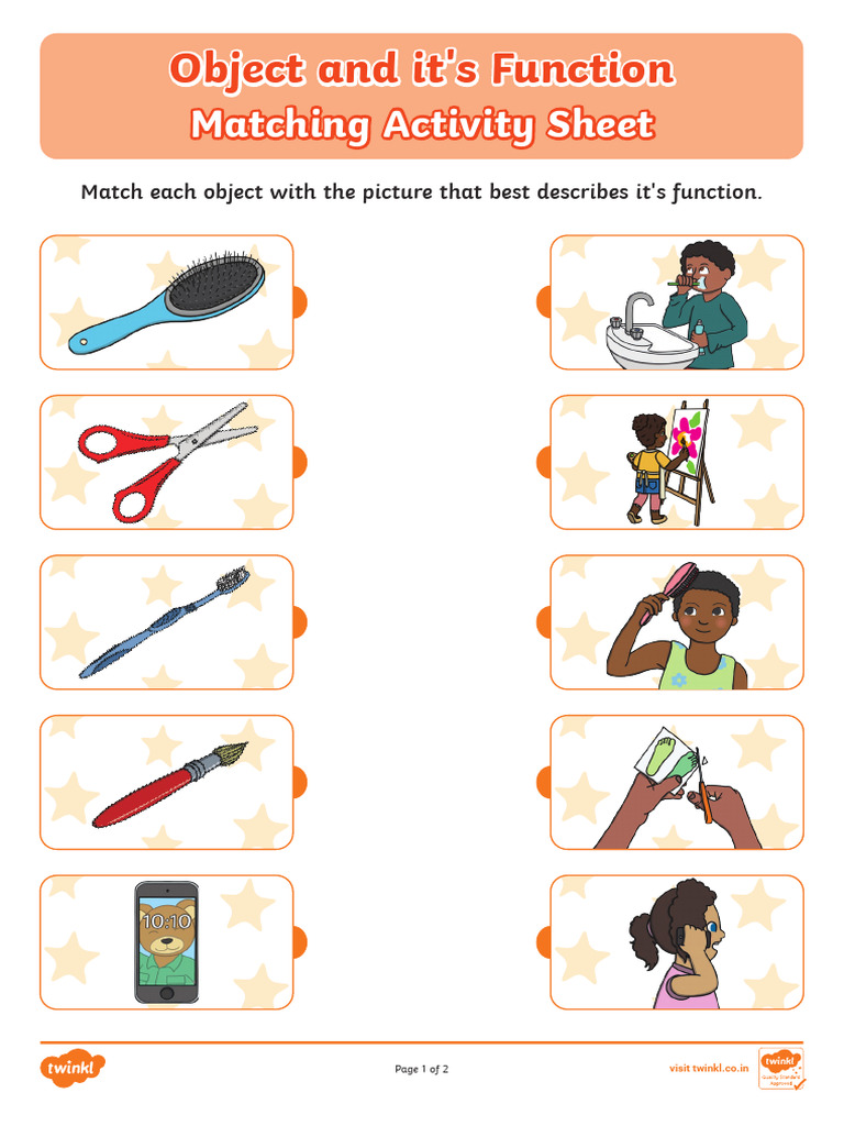 In en 1671180696 Object Function Matching Activity Ver 2 | PDF