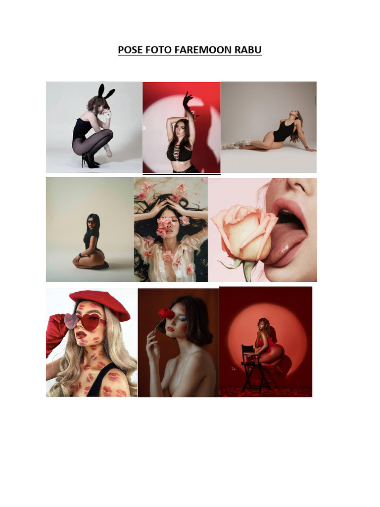 Pose Foto Faremoon Rabu | PDF