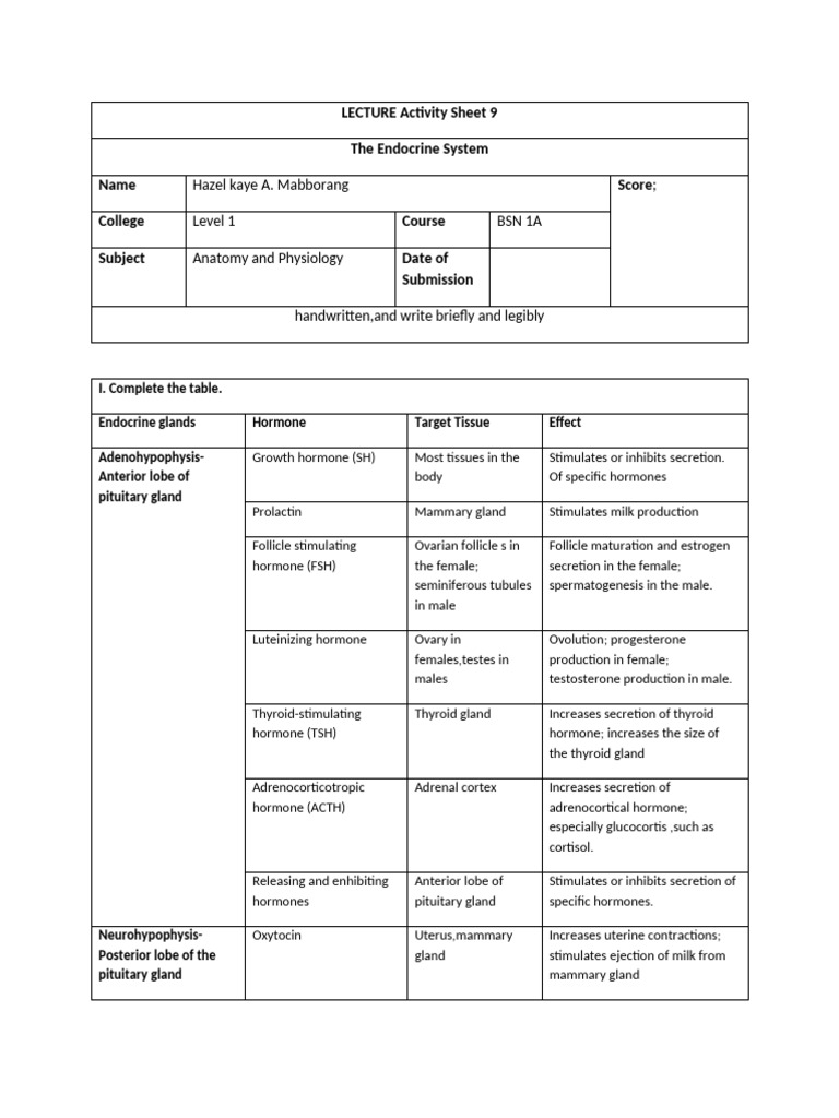 Endocrine System Overview and Diabetes | PDF | Diabetes | Adrenal Gland