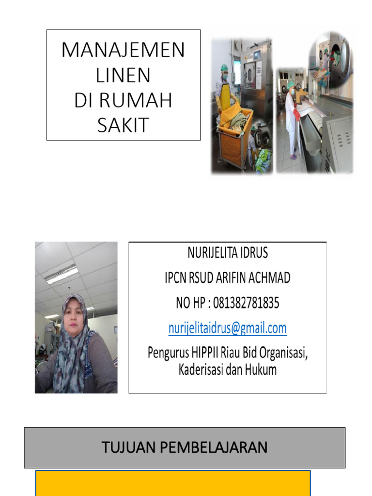 A. Persisi Manajemen Linen Di Rumah Sakit | PDF