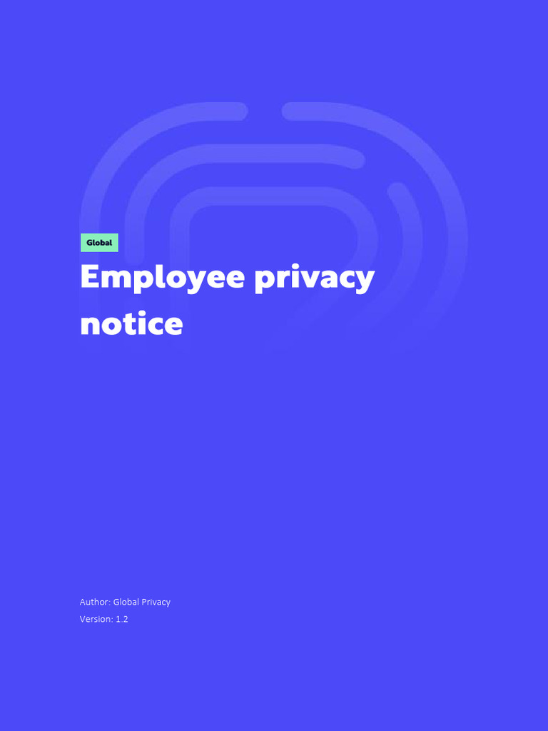 Foundever Employee Privacy Notice | PDF | Employment | Parental Leave