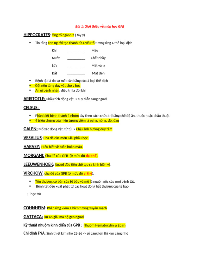 GPB ôn thi điểm cao | PDF