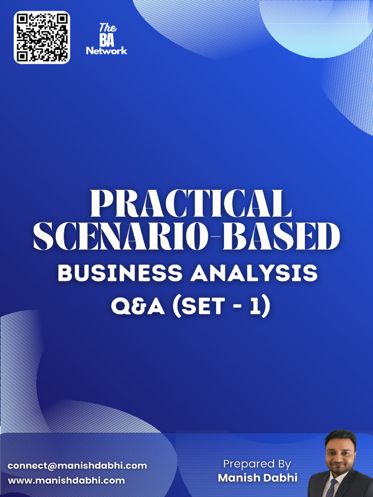 Business Analysis Scenario Strategies | PDF | Regulatory Compliance ...