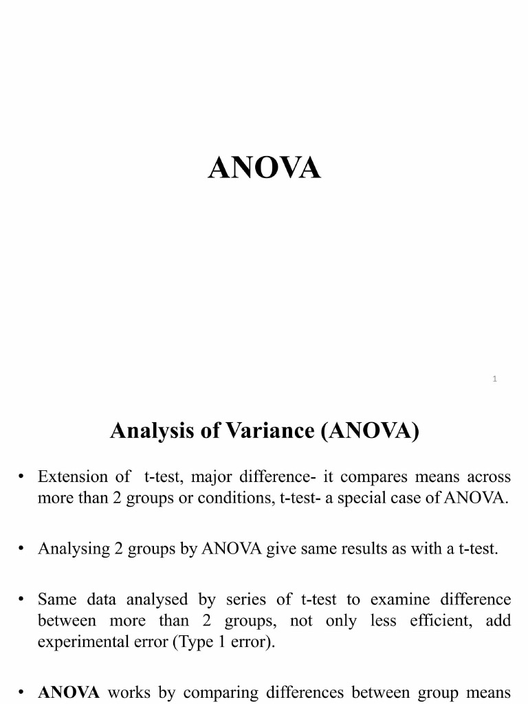 Anova | PDF