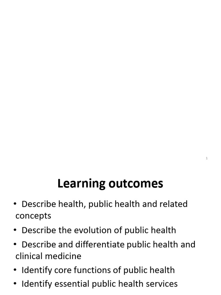 Introduction To Public Health | PDF | Public Health | Pandemic