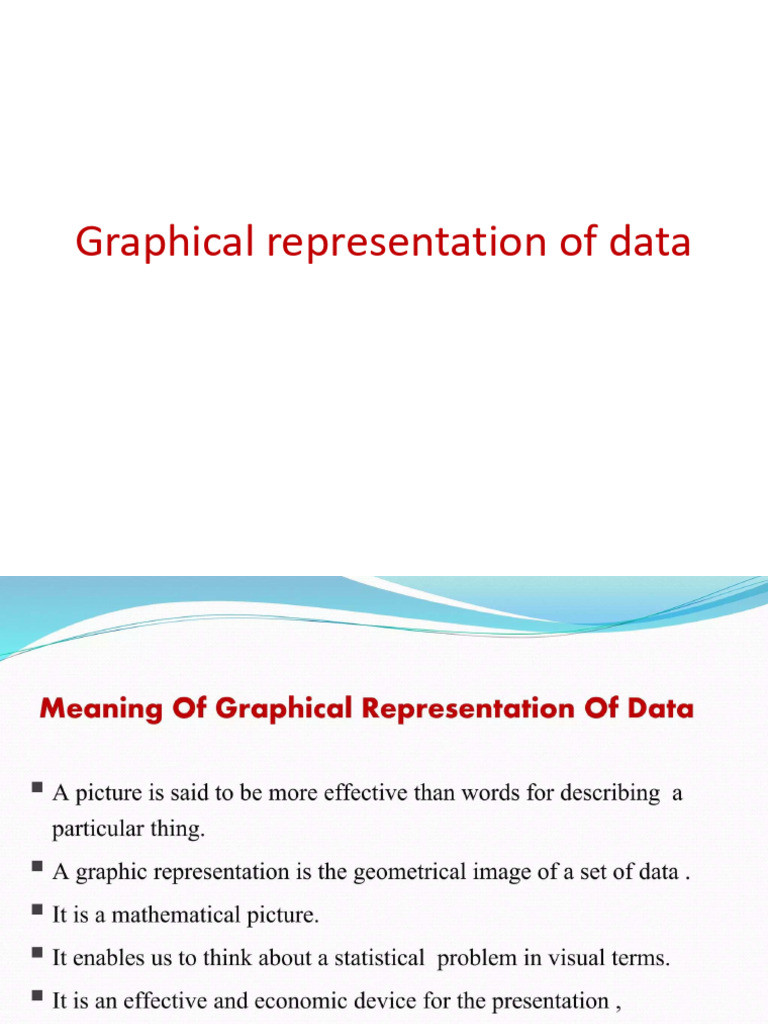 Graphical Representation of Data | PDF
