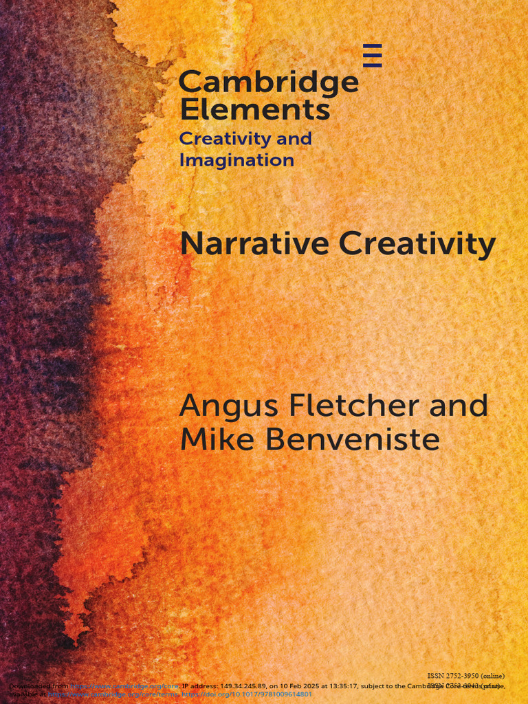 Introduction to Narrative Creativity | PDF | Creativity | Thought