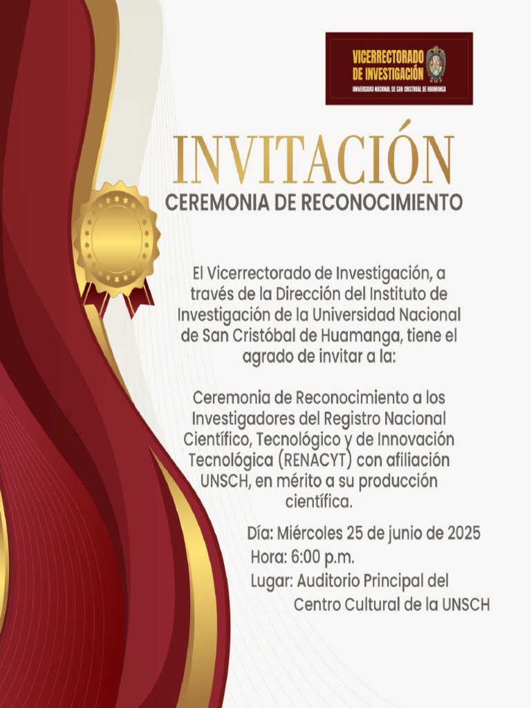 Ceremonia de Reconocimiento PDF | PDF