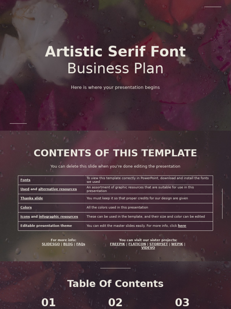 Business Plan Font Selection Guide | PDF | Marketing | Target Audience