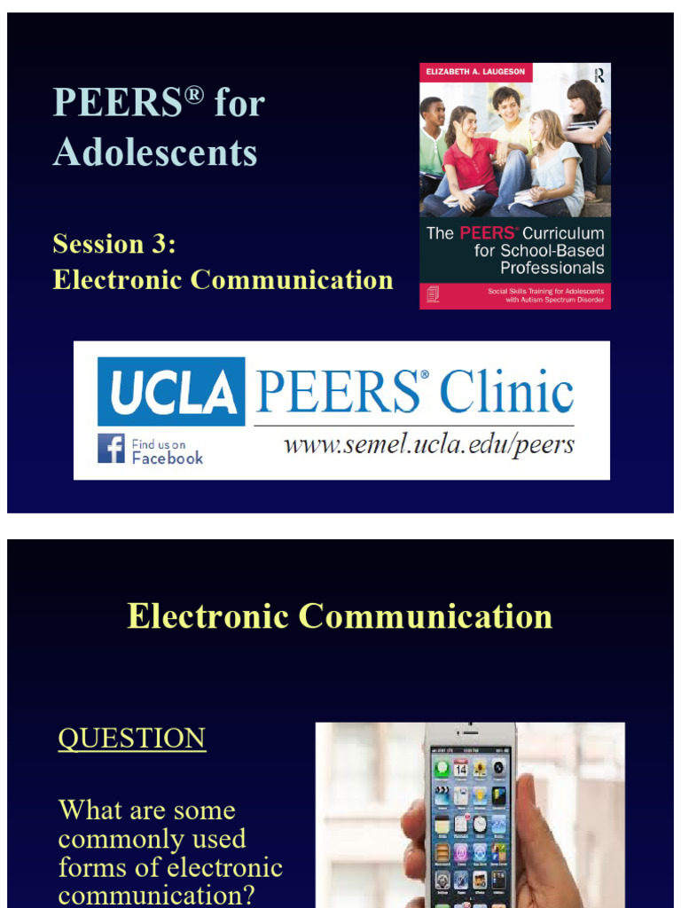 PTS Session 3 Electronic Communication | PDF | Human Communication ...