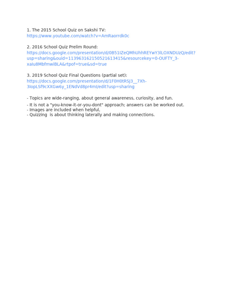 K-Circle Quiz Questions & Answers | PDF