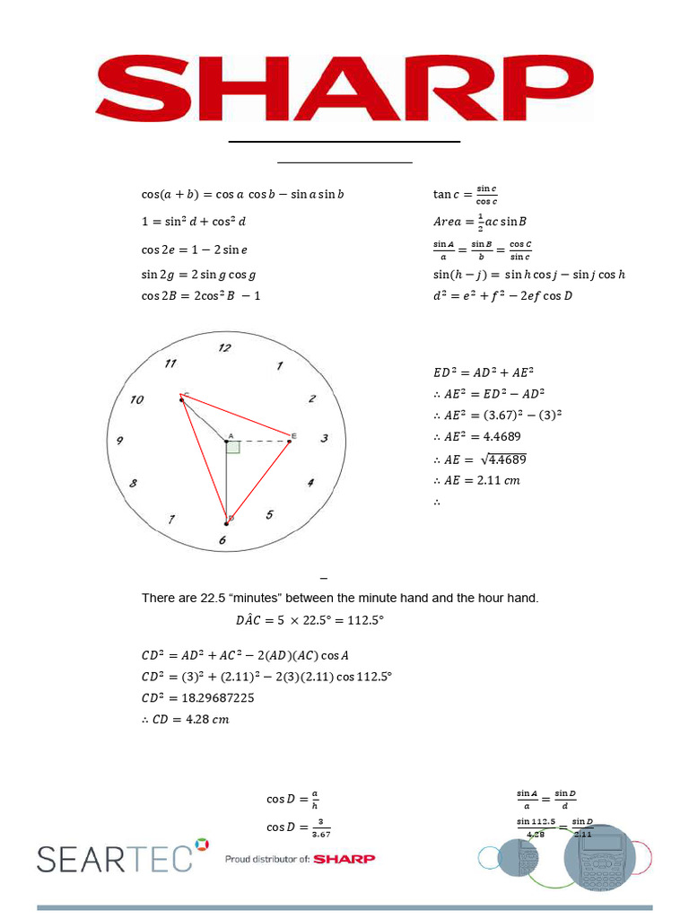 Worksheet 7 2d and 3d Trigonometry Grade 12 Maths | PDF | Triangle ...