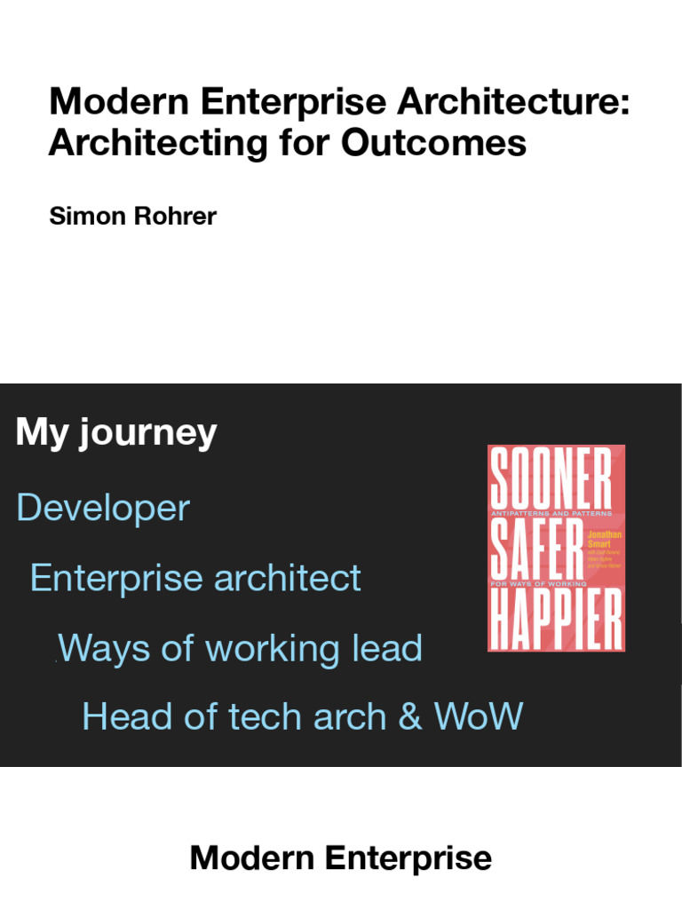 Modern Enterprise Architecture | PDF | Information Technology ...