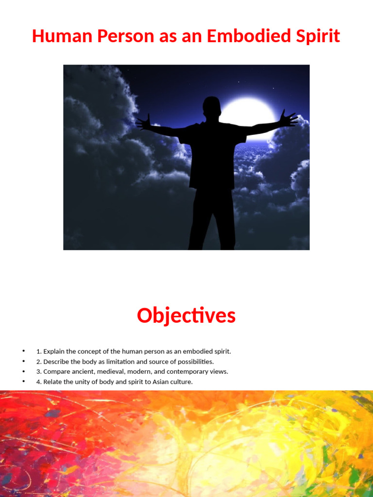 Human Person as Embodied Spirit | PDF | Soul | Spirituality