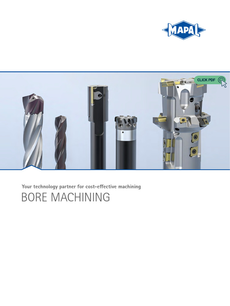MAPAL Bore Machining en v1 2 2 | PDF | Drilling | Machining