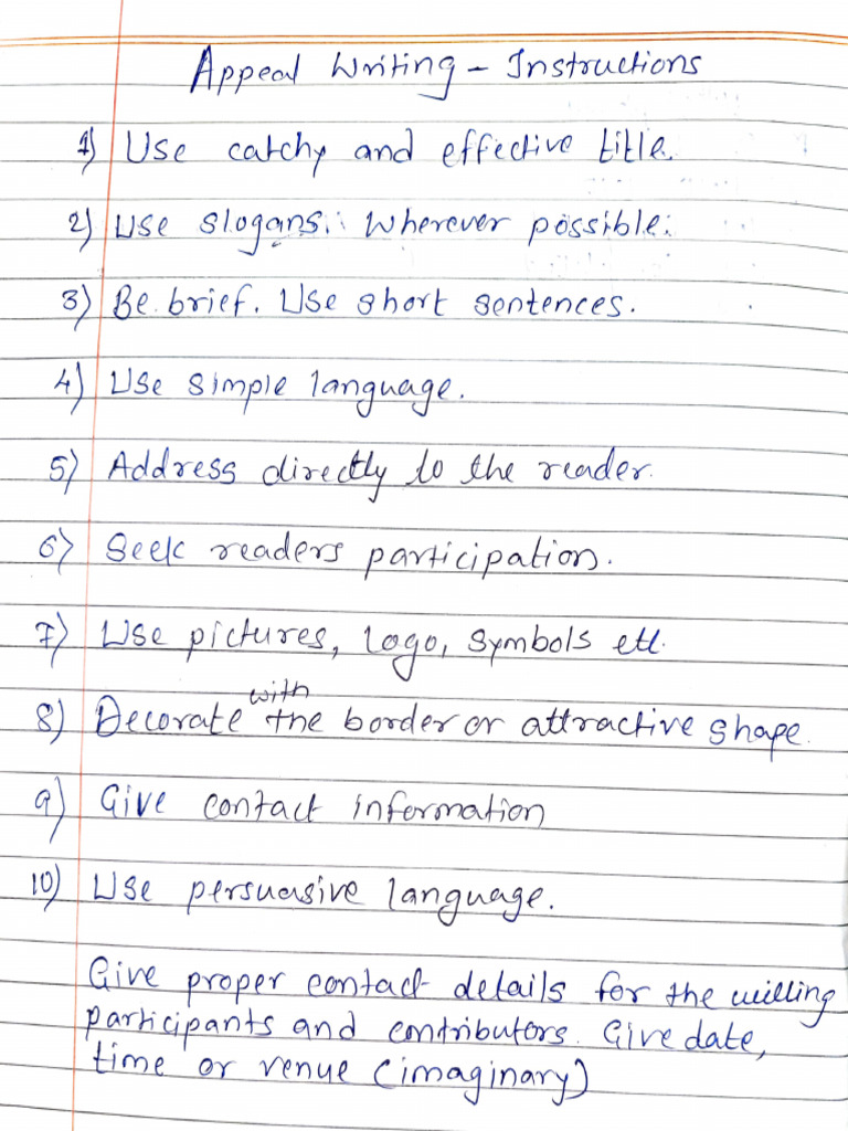 Effective Appeal Writing Guidelines | PDF