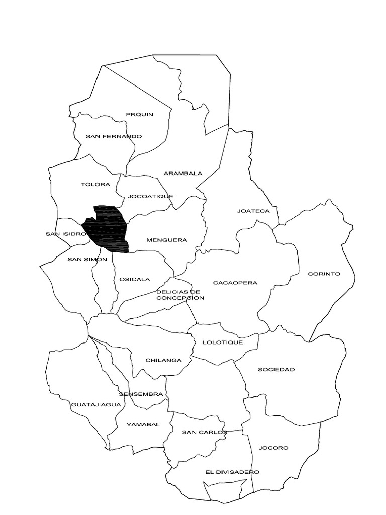 Mapa Morazan 1 | PDF