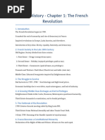 Grade 9 French Revolution History Map Work | PDF