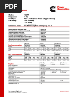 Generator Set Data Sheet | PDF | Radiator | Diesel Engine