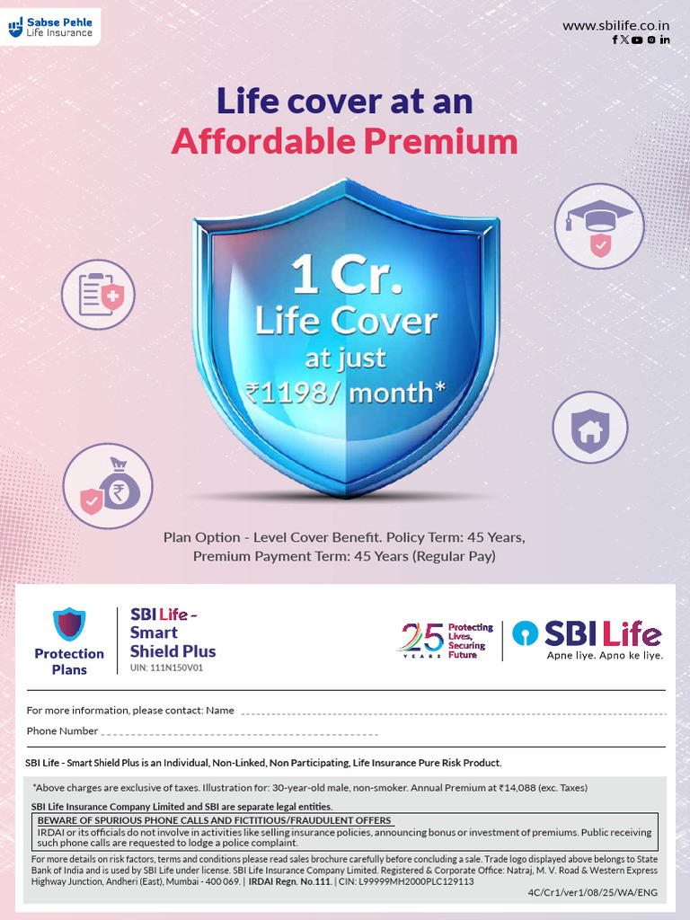 Smart Shield Plus - 1Cr. WA Card | PDF