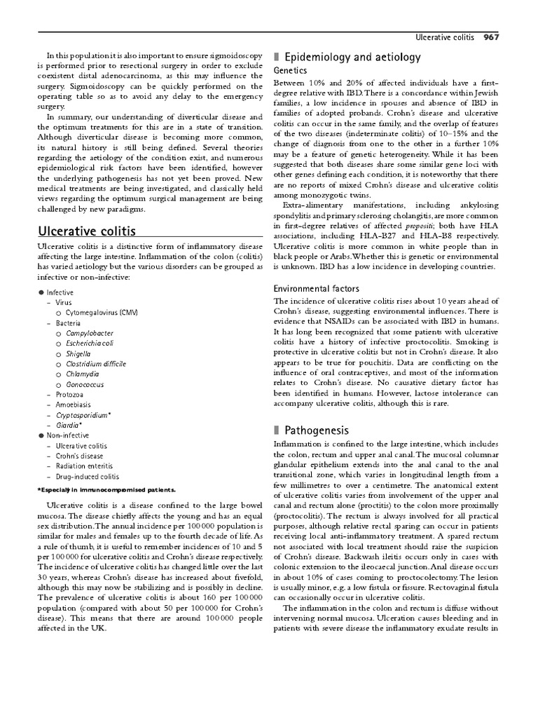 Ulcerative Colitis | PDF