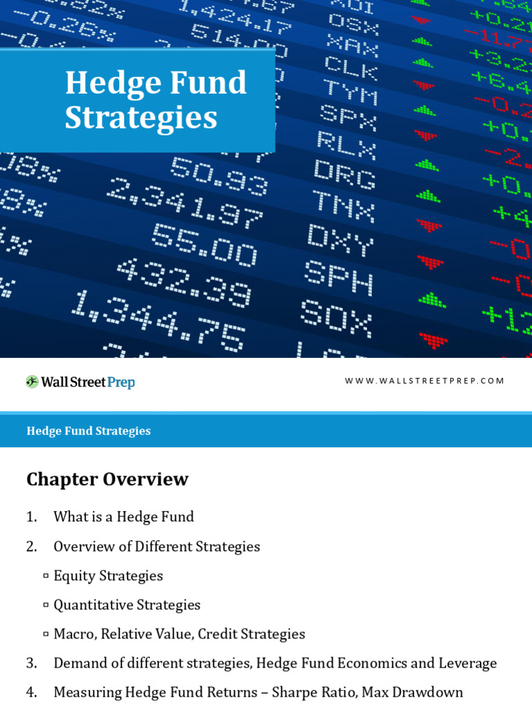 Hedge Fund Strategies Explained | PDF | Securities Lending | Hedge Fund