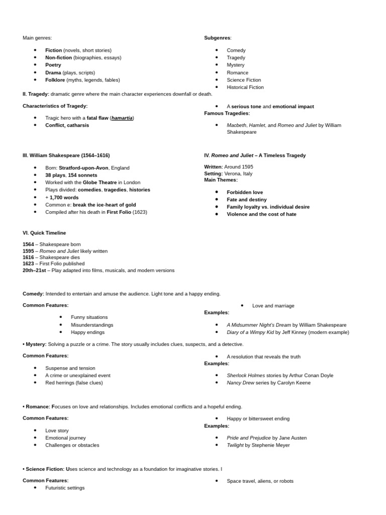 Macbeth Hamlet Romeo and Juliet: Hamartia | PDF | William Shakespeare ...
