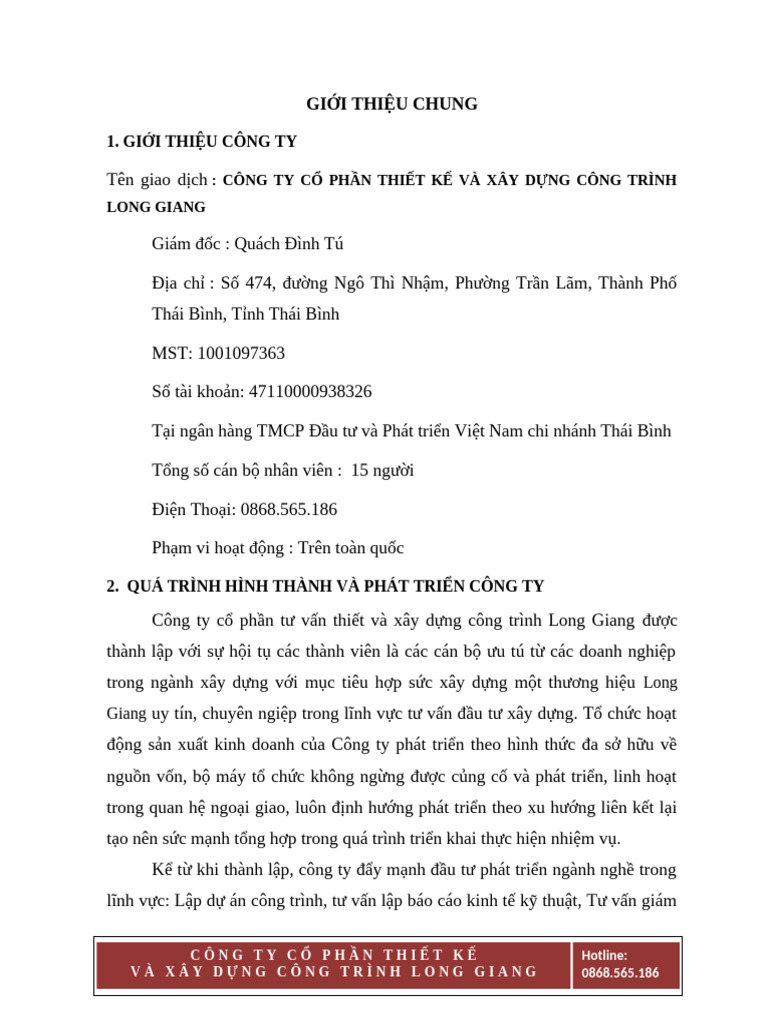 Gioi Thieu Chung | PDF