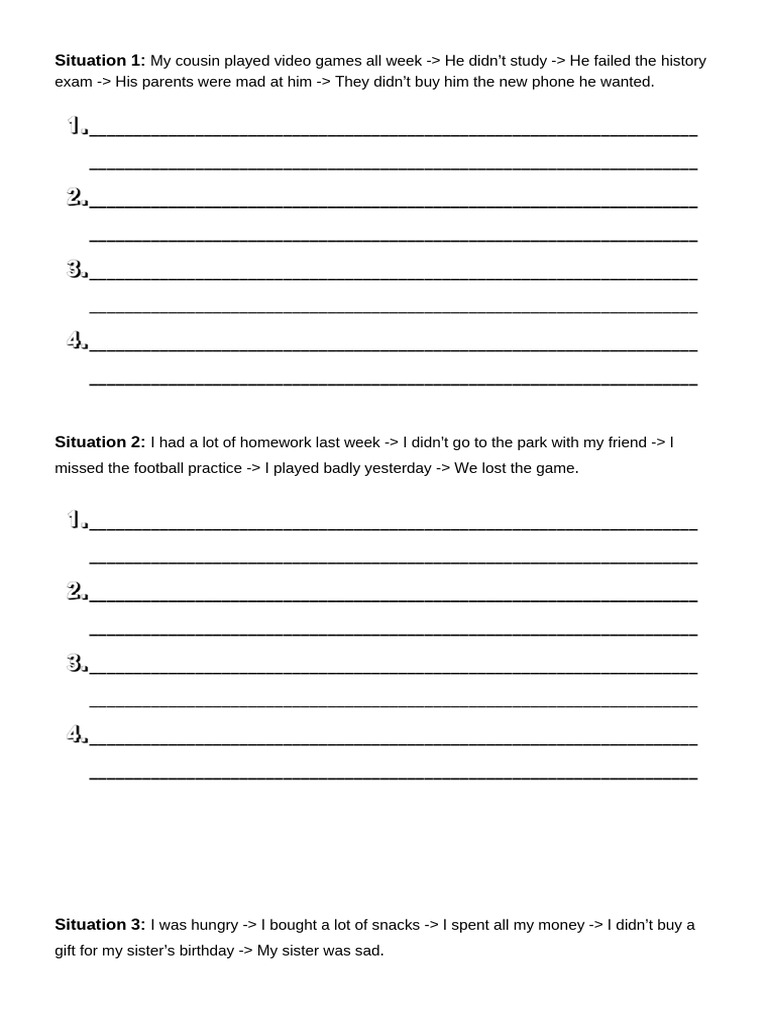 Third Conditionals - Regrets Chain | PDF