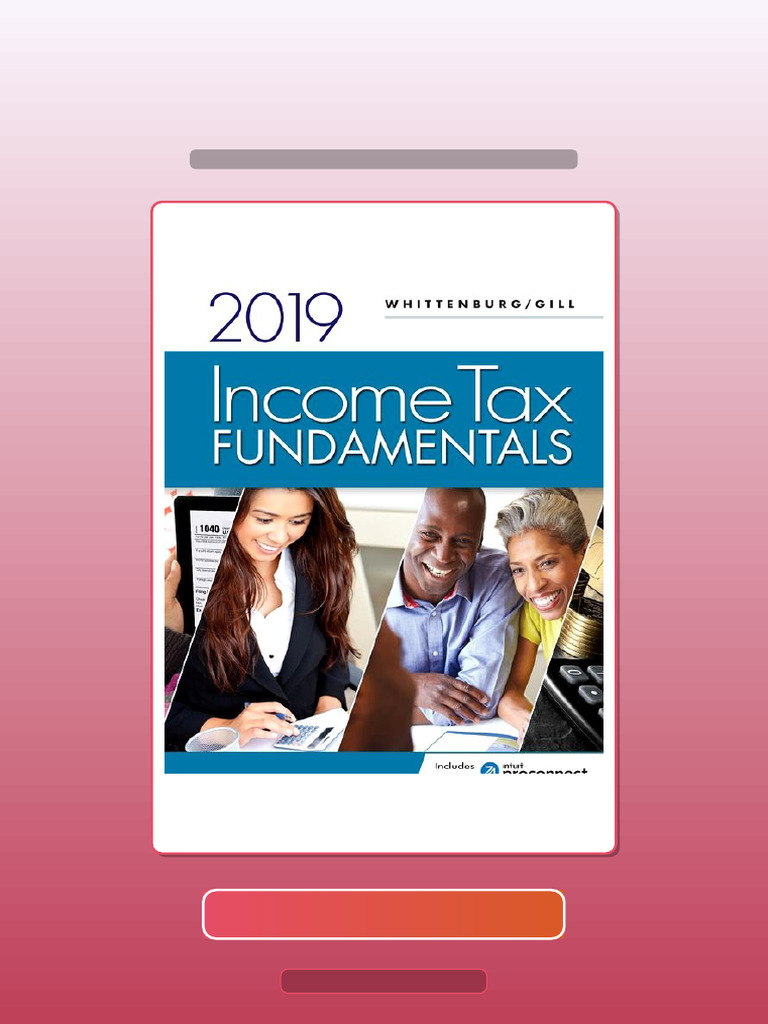 Income Tax Fundamentals 2019 37th by Whittenburg Ebook and TestBank ...