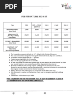 Fees Structure-2024 | PDF