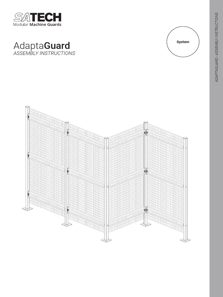 AdaptaGuard System Assembly Instructions AG0.001.00 | PDF | Machines