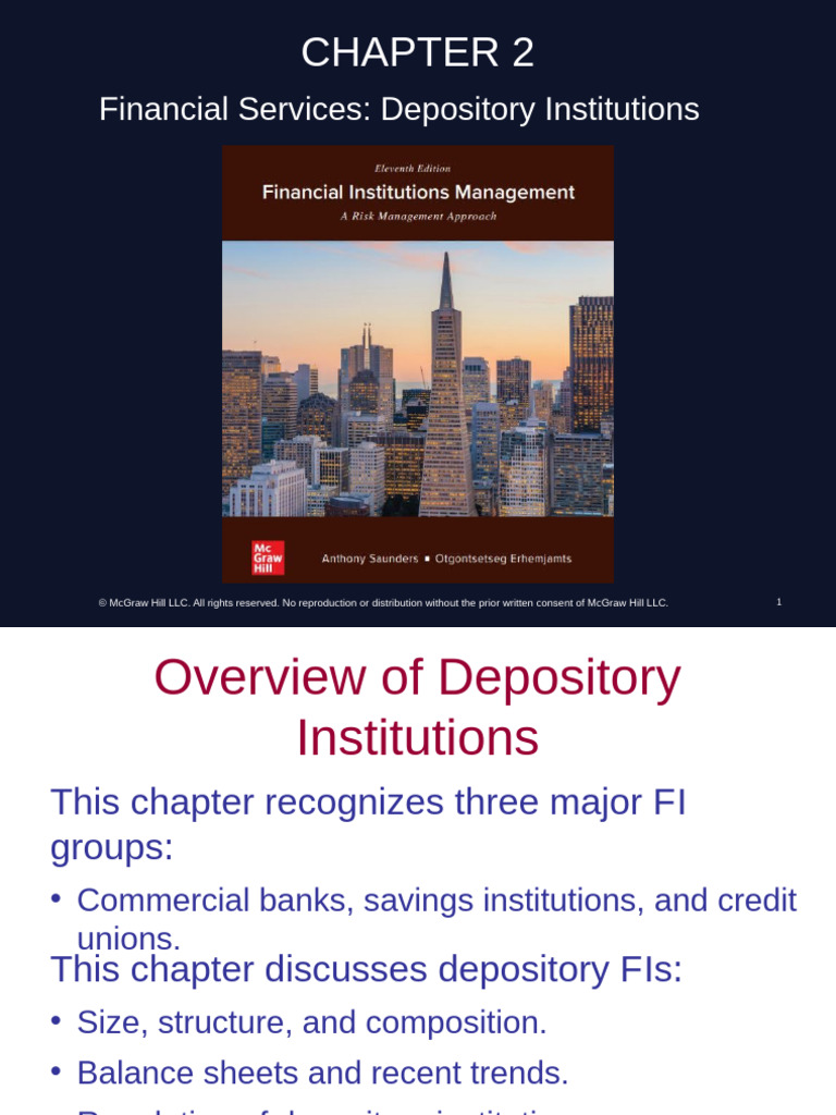 Saunders FIM 11e PPT CH02 Accessible LM Alpha.pptx | PDF | Banks | Federal Deposit Insurance ...