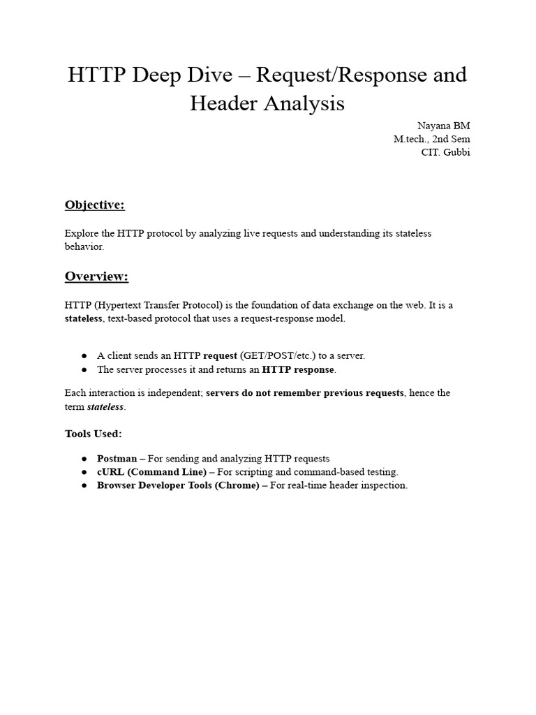 HTTP Protocol: Requests and JWT Auth | PDF | Computing | Internet ...