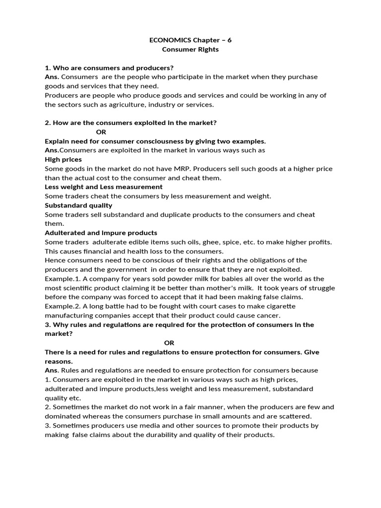 Consumer Movement in Our Country | PDF | Consumer Protection | Economies