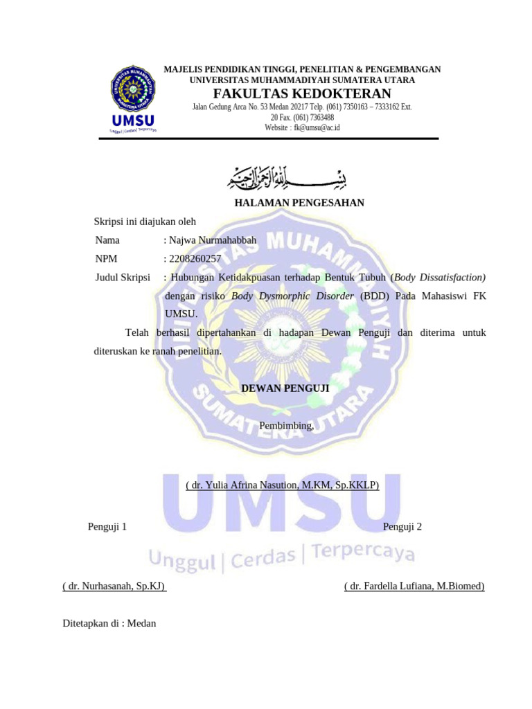 Lembar Pengesahan | PDF