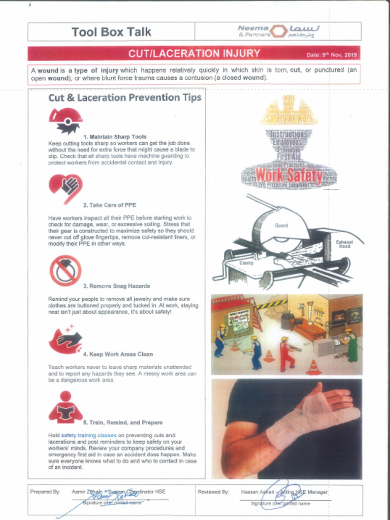 Cut & Laceration Injury - TBT - 09!11!19 | PDF