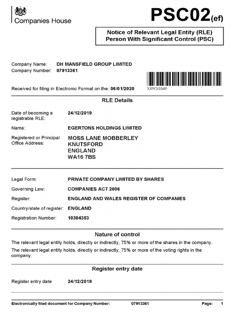Companies House Document | PDF