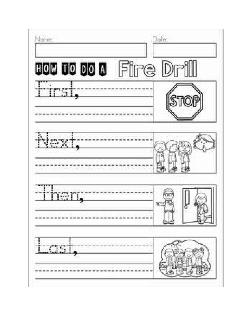 Fire Drill Procedural Text Grade 1st Tier A 10222024 | PDF