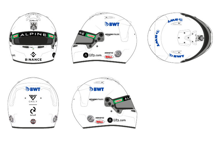 Gasly 4th Helmet | PDF