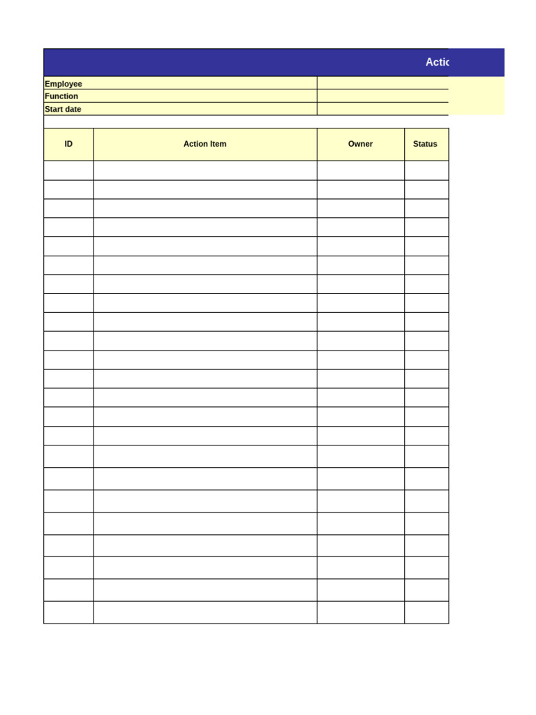Action Items | PDF