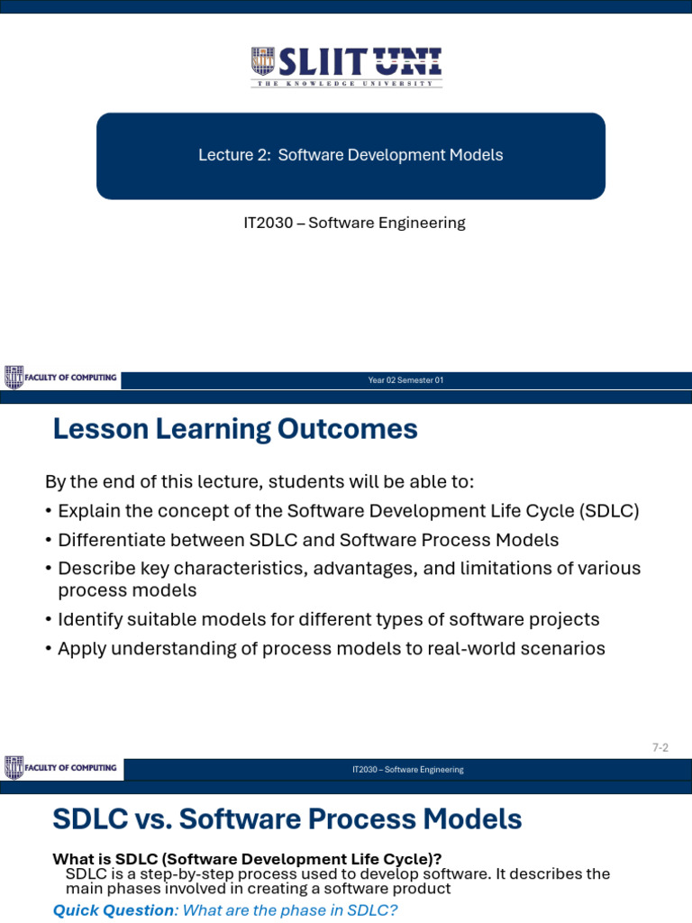 Week2_Lecture2_StudentVersion | PDF | Software Development Process | Scrum (Software Development)