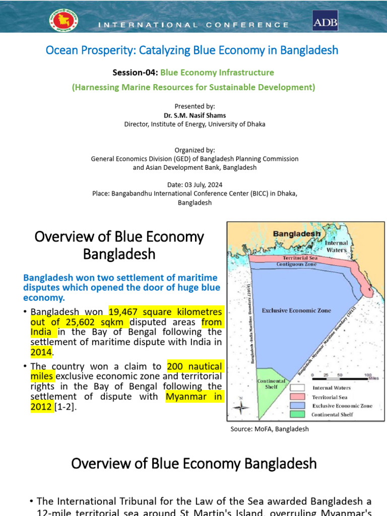 Blue Economy Infrastructure in Bangladesh | PDF | Wind Power | Offshore ...