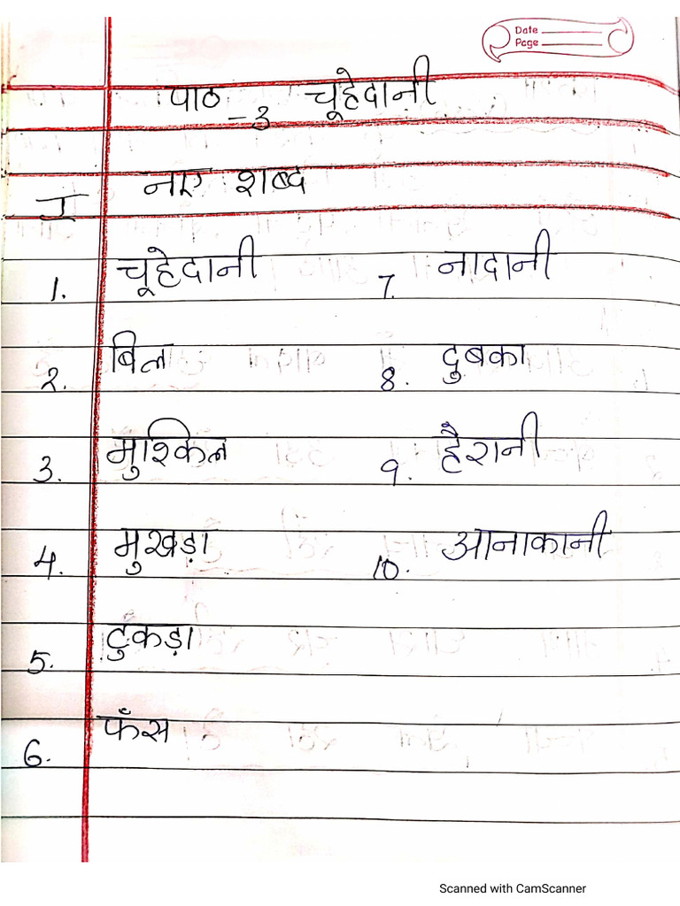 Grade 5 Hindi Notes Lsno.3 & Reader Exer | PDF