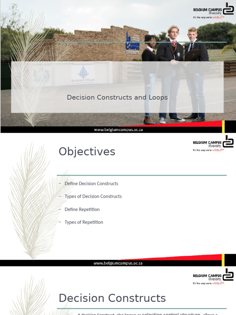 02 - Decision Constructs Loops | PDF | Control Flow | Computer Programming