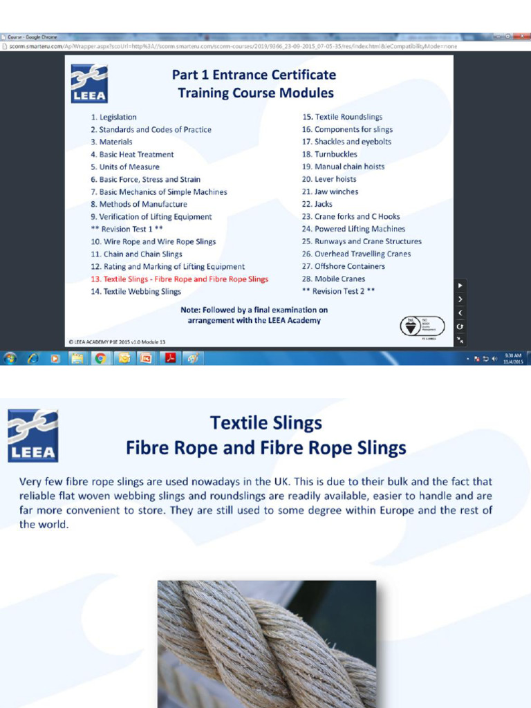 13 Textile Sling Fibre Rope and Fiber Rope Slings | PDF