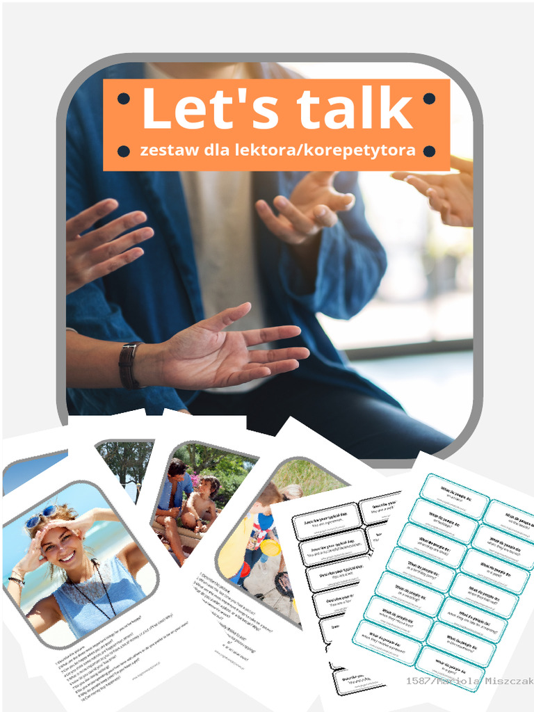 Zestaw Lektorakorepetytora Lets Talk 1 1650691620 | PDF